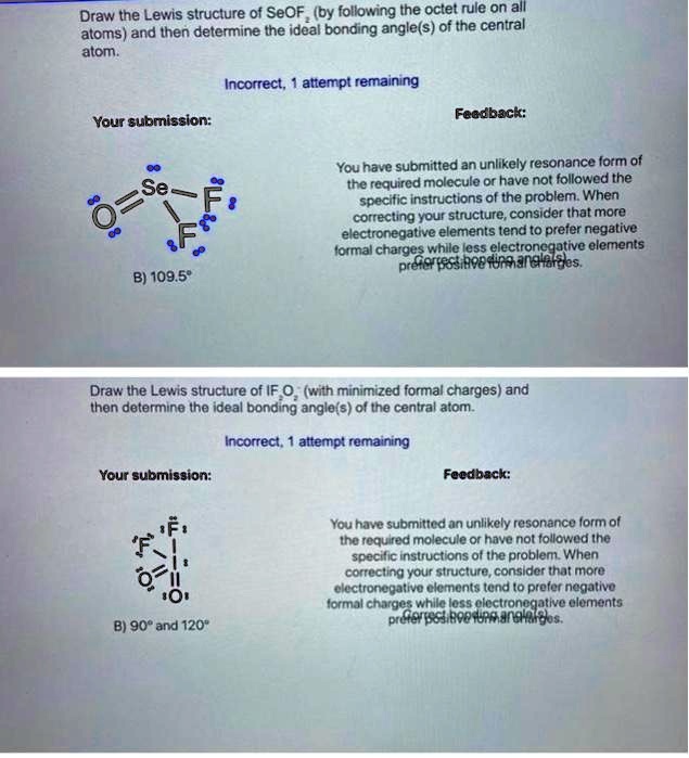 [GET ANSWER] Draw the Lewis structure of SeOF2 (by following the octet ...