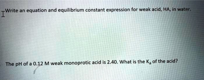 Write an equation and equilibrium constant expression for...
