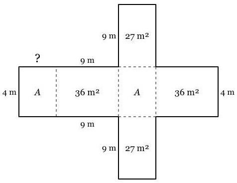 SOLVED: The figure below is a net for a right rectangular prism. Its ...