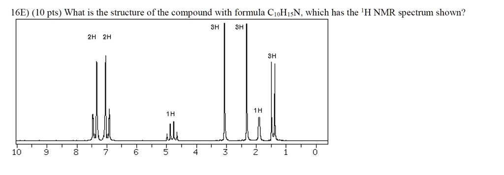 16E) (10 pts) What is the structure of the compound with...