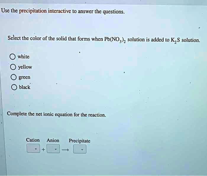 Use the precipitation interactive to answer the questions. Select the ...