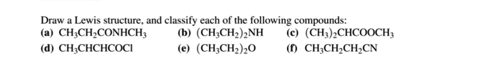 SOLVED: Draw a Lewis structure and classify each of the following ...