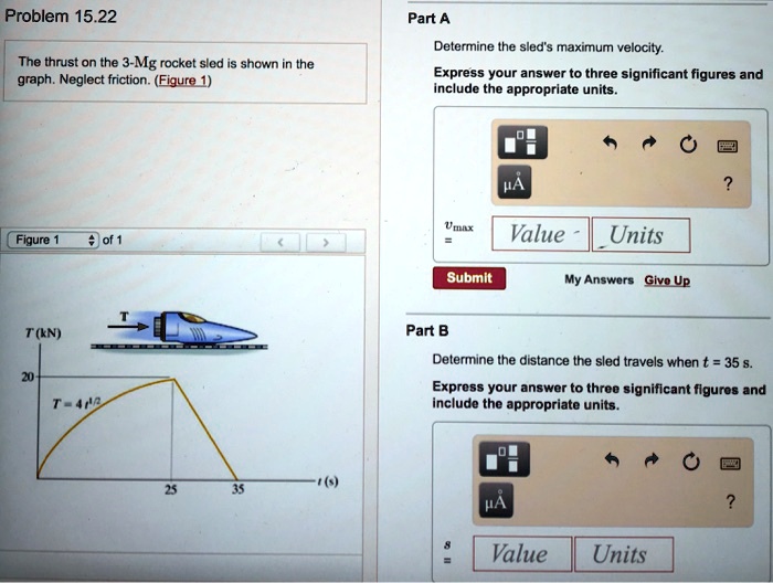 SOLVED: Problem 15.22 Part A Determine the sled's maximum velocity. Express your answer to three ...