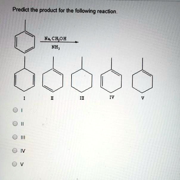 SOLVED: Predict the product for the following reaction. Na CHOH NH,