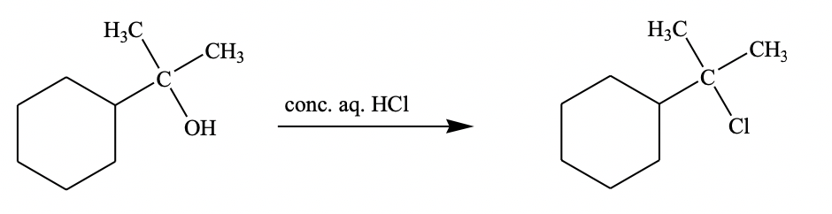 SOLVED: conc. aq. HCl