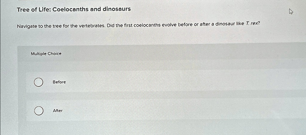 tree of life coelacanths and dinosaurs navigate to the tree for the ...