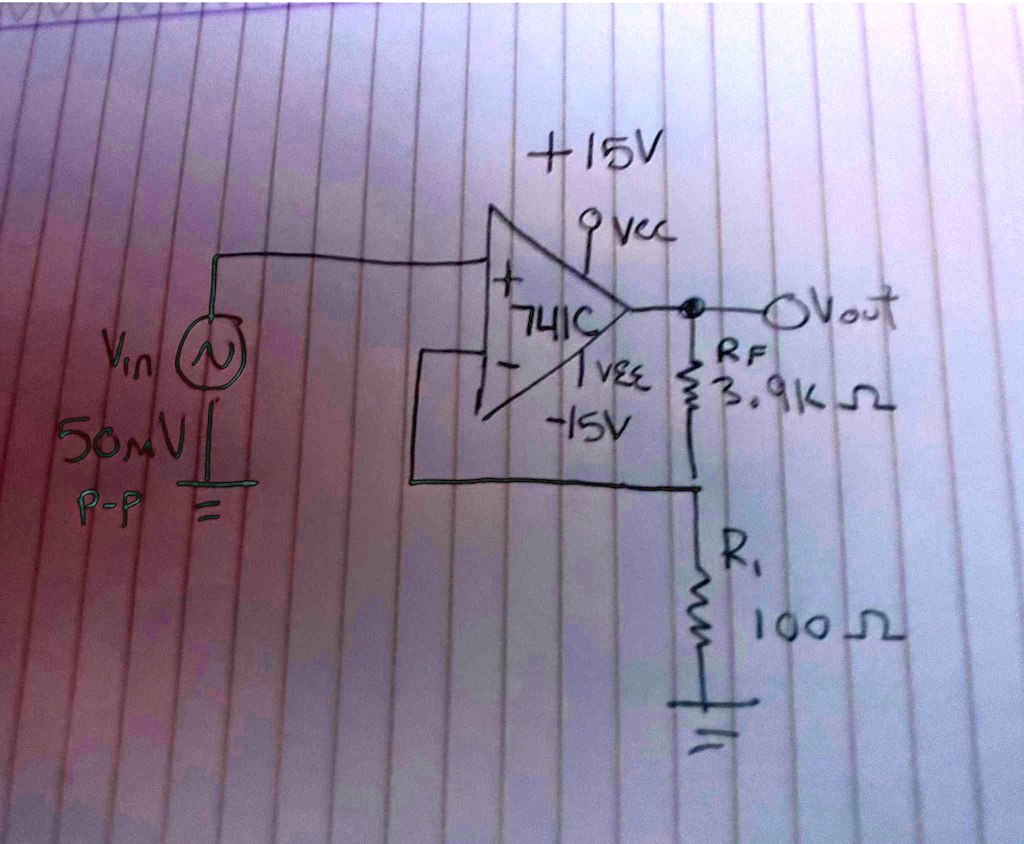 SOLVED: A) What is the closed-loop voltage gain? B) What is the closed-loop bandwidth in the ...