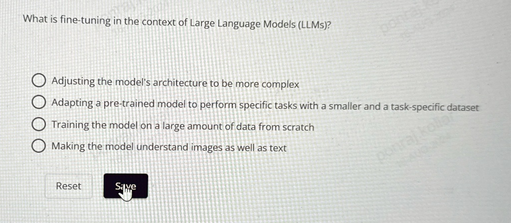 what is fine tuning in the context of large language models llms adjusting the models ...