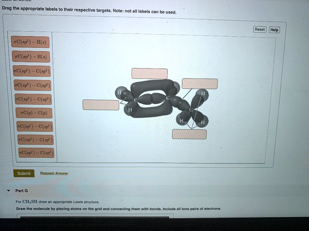 SOLVED: Part G For CH2SH, draw an appropriate Lewis structure. Draw the ...