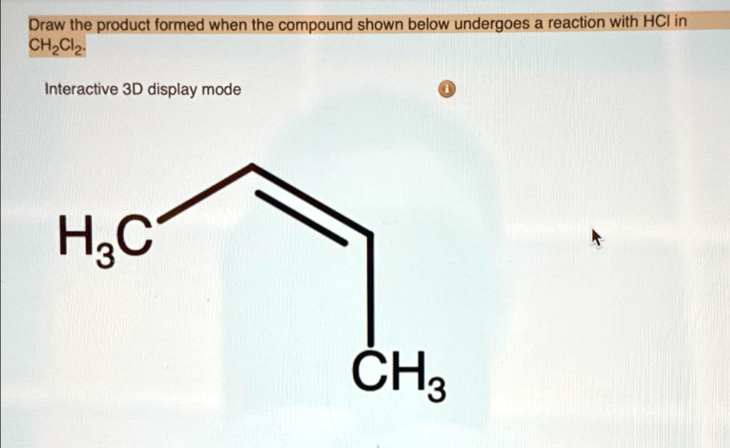 Draw the product formed when the compound shown below undergoes a ...