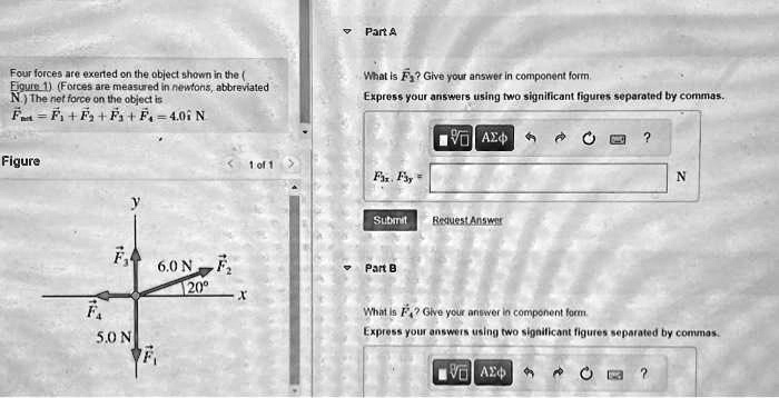 SOLVED: Texts: 1) What is F3? Give your answer in component form ...