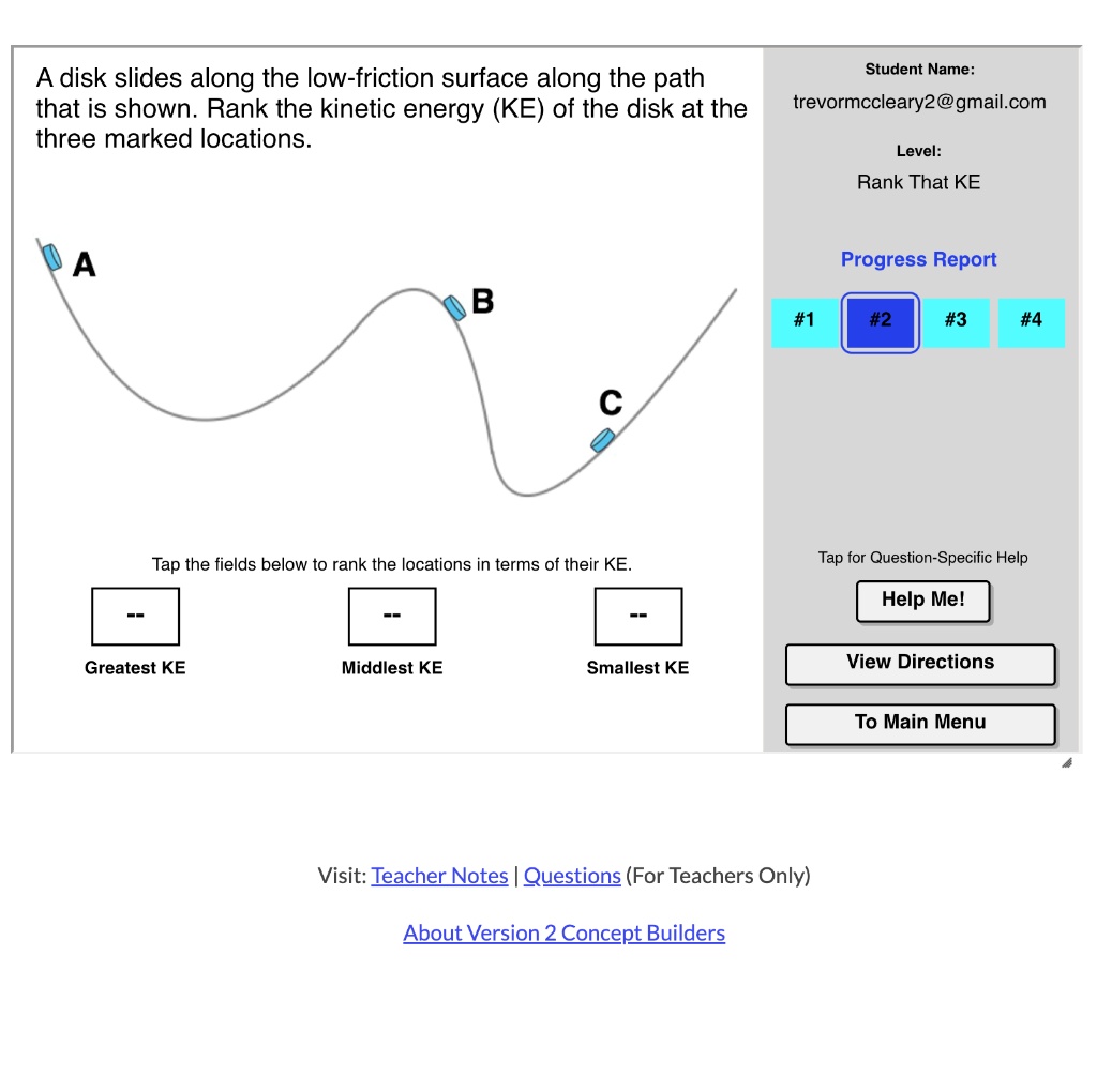 SOLVED: A disk slides along the low-friction surface along the path ...