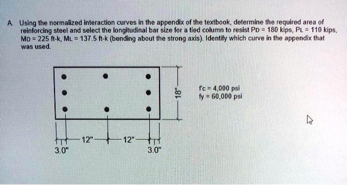 SOLVED: Using the normalized interaction curves in the appendix of Ihe texlbook, determine the ...
