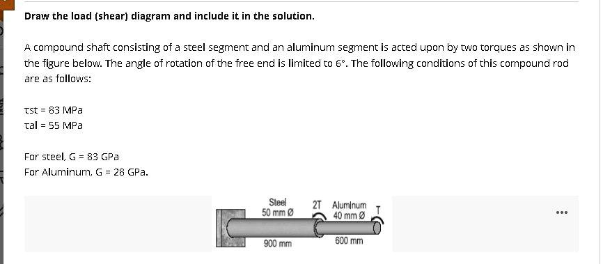 VIDEO solution: Determine the value of the Torque based on rigidity ...