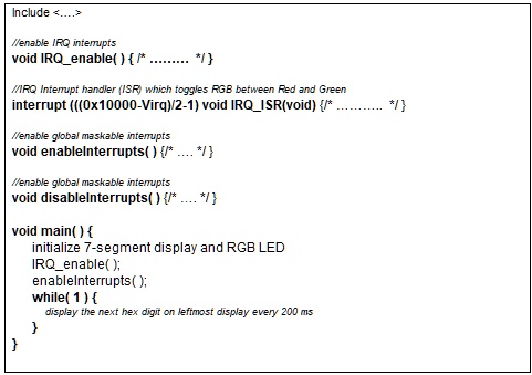 SOLVED: Texts: Objectives: Handling External Interrupts in HCS12 Enabling and Disabling ...