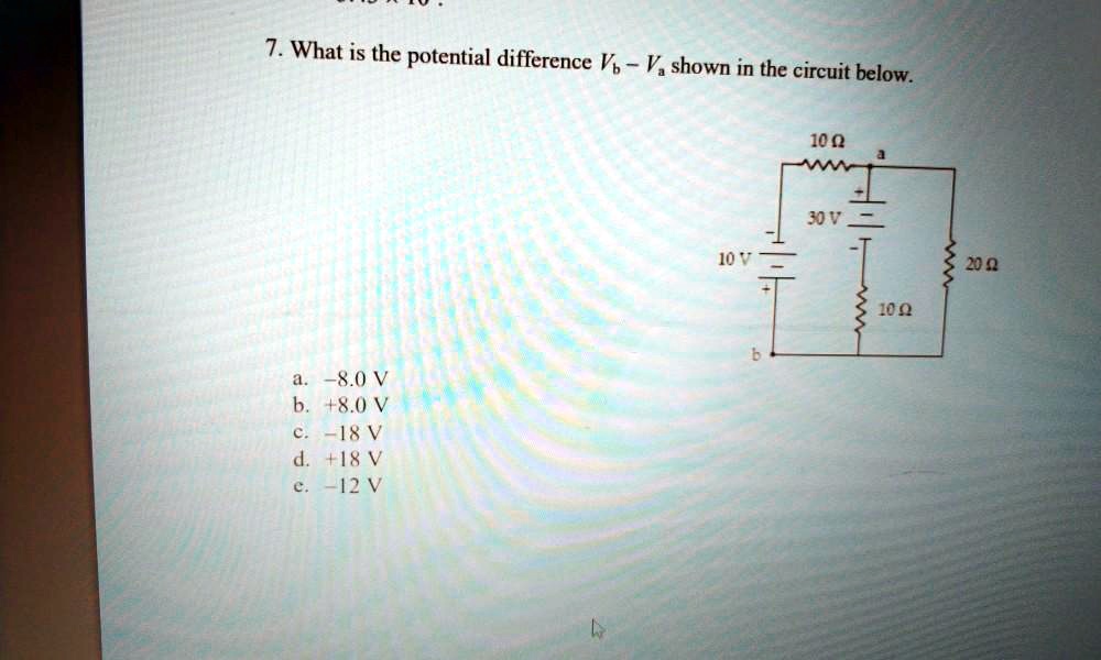 Potential Difference Is Measured By
