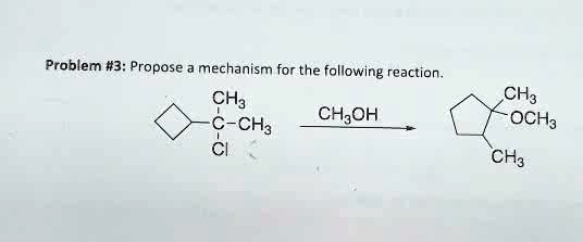 SOLVED: Propose a mechanism for the following reaction. Problem #3: Propose a mechanism for the ...
