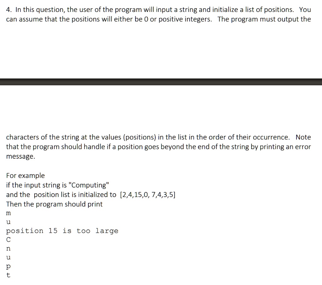 In Python With No Builtin Functions Such As Count Sum Ect In This Question The User Of The