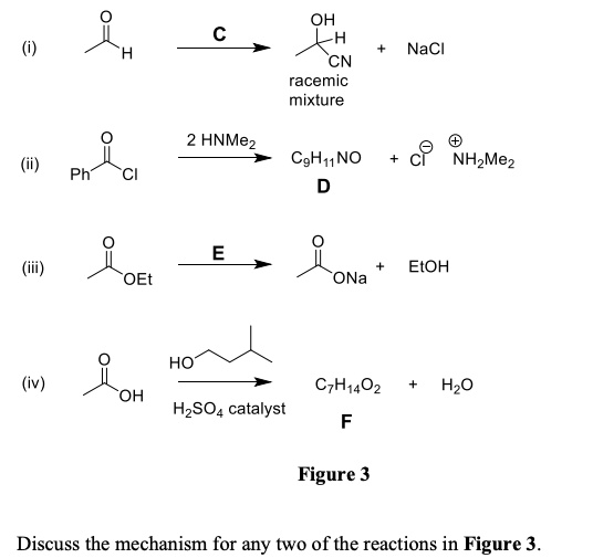 SOLVED: NaCl CN racemic mixture HNMez CgH,1NO NHzMez EtOH OEt ONa HO ...