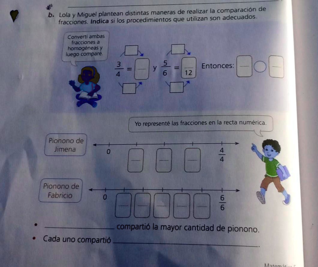 SOLVED: diganme como hago esto por favor hay esta la foto b. Lola y ...