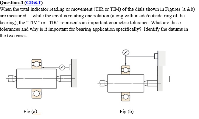 question3 gdt when the total indicator reading or movement tir or tim of the dials shown in ...