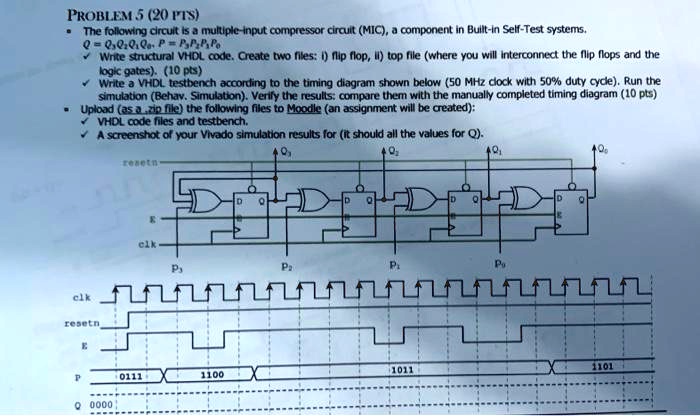 Help Please Problem520pis The Following Circuit Is A Multiple Input Compressor Circuit Mica 0350