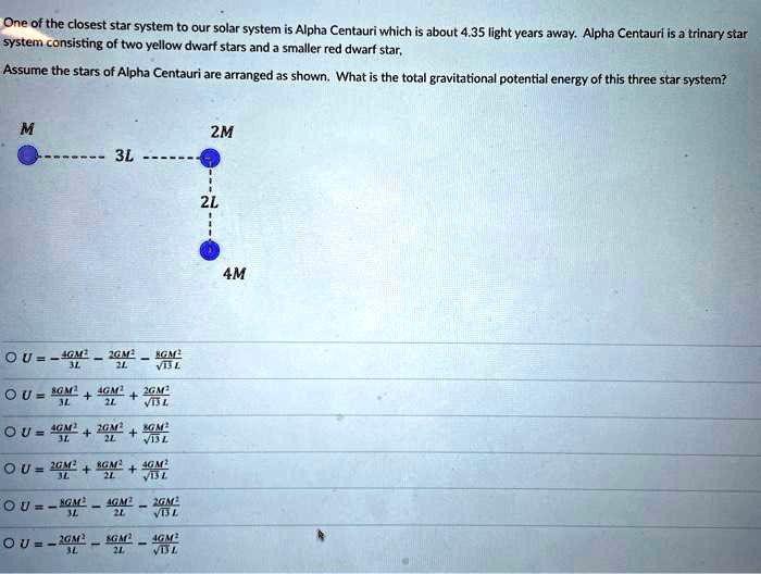 One of the closest star system to our solar system is Alpha Centauri ...
