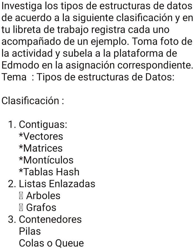 SOLVED: Me pueden ayudar con estas definiciones por favor Investiga los ...