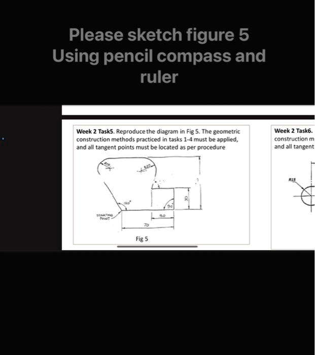 Please sketch figure 5 using a pencil, compass, and ruler. Week 2 Task ...