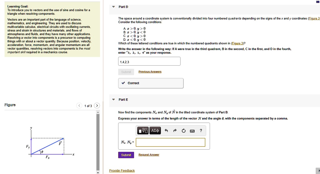Learning Goal: To introduce you to vectors and the use of sine and ...