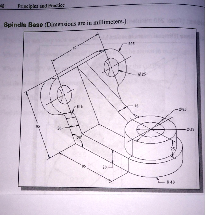 48 Principles and Practice Spindle Base (Dimensions are in millimeters ...