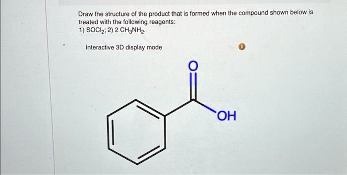 Draw the structure of the product that is formed when the compound ...