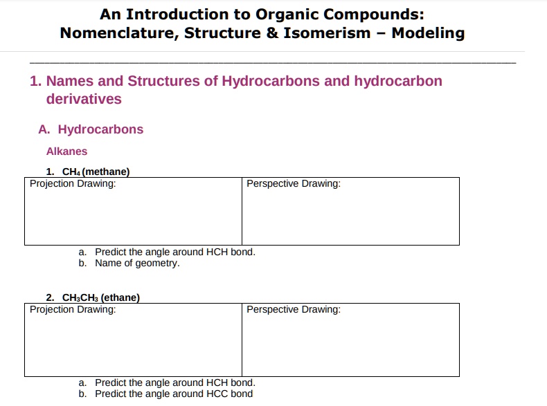 An Introduction to Organic Compounds: Nomenclature,...