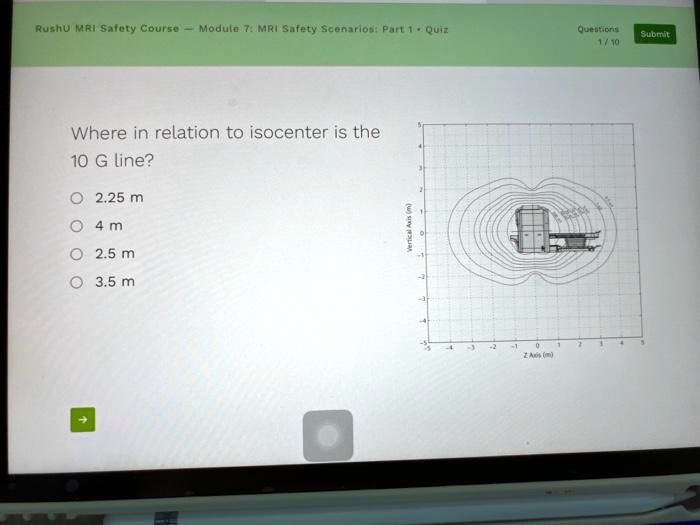SOLVED: Texts: MRI RushU MRI Safety Course - Module 7: MRI Safety ...