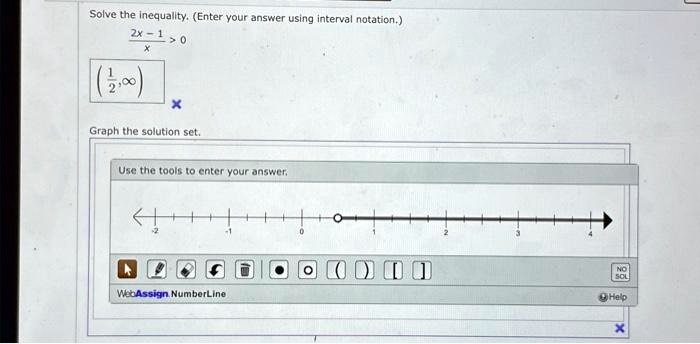 SOLVED: Texts: How is this not right? Solve the inequality. Enter your ...