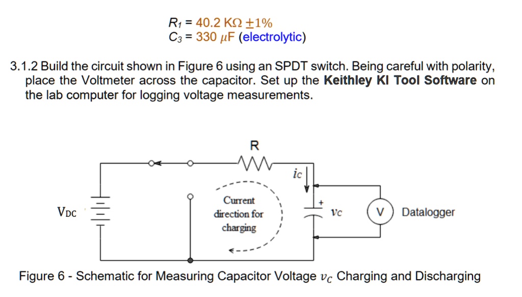 R? = 40.2 K? ±1% C? = 330 µF (electrolytic) 3.1.2 Build the circuit ...