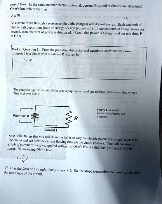 current flow. In the same manner electric potential, current flow, and ...