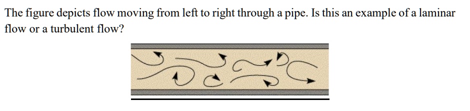 SOLVED: The figure depicts flow moving from left to right through a ...