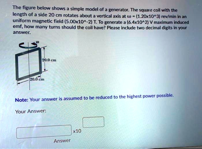SOLVED: The figure below shows 3 simple model of a generator: The ...