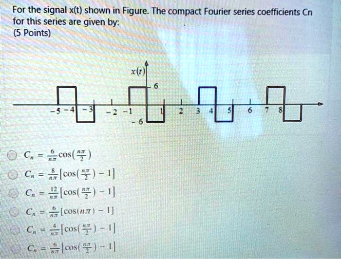 for the signal xt shown in figure the compact fourier series ...