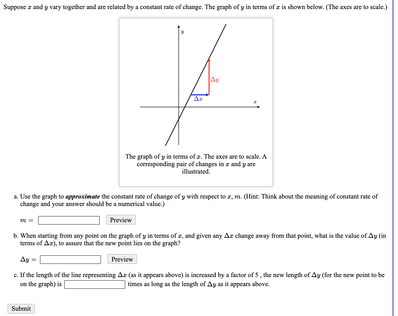 [GET ANSWER] Suppose x and y vary together and are related by a ...
