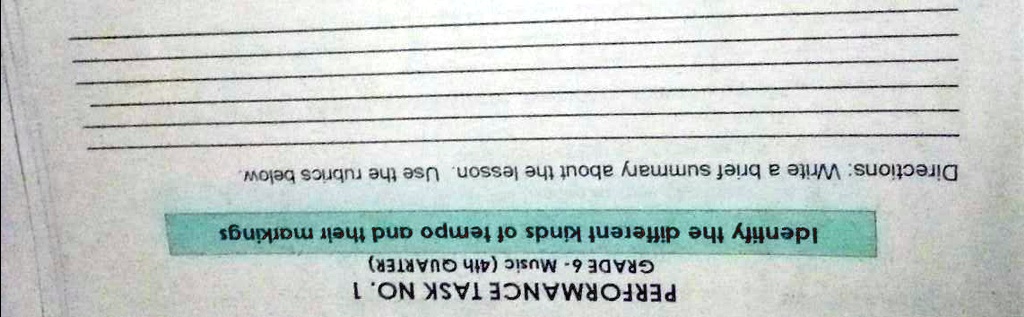 pahelp performance task no 1 grade 6 music 4th quarter identify the ...