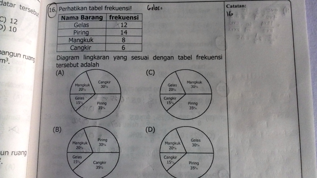 SOLVED: tolong jawab pakai cara ya plisss Perhatikan tabel frekuensi ... SOLVED: tolong jawab pakai cara ya plisss Perhatikan tabel frekuensi ...