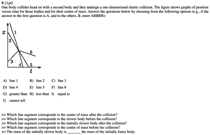 SOLVED: [pt] One body collides head on with second body and they ...