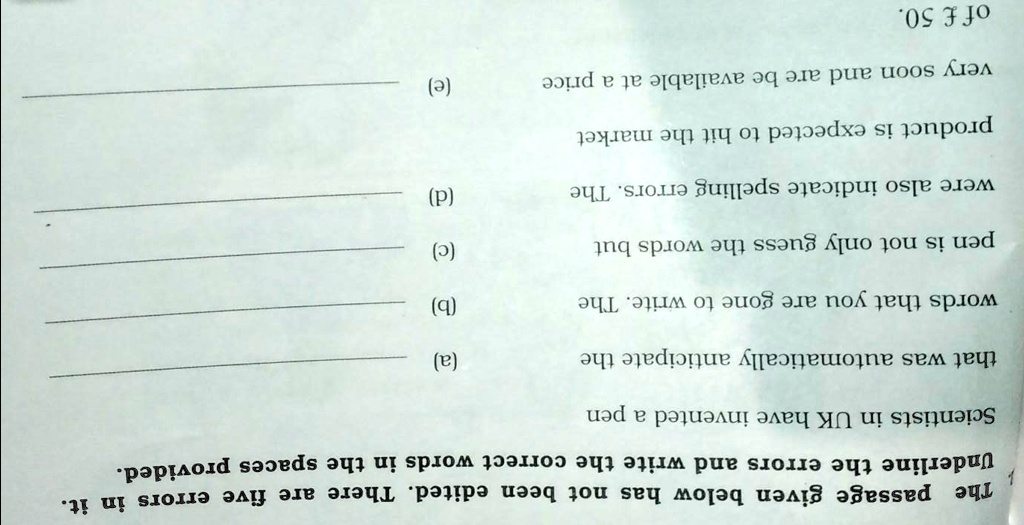 SOLVED: 'the passage given below' SOLVED: 'the passage given below'