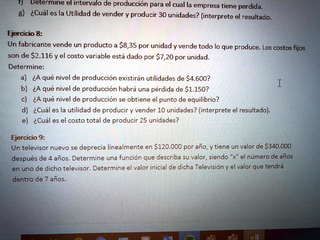 quien me ayuda con la pregunta 8 y 9 determine el intervalo de ... quien me ayuda con la pregunta 8 y 9 determine el intervalo de ...