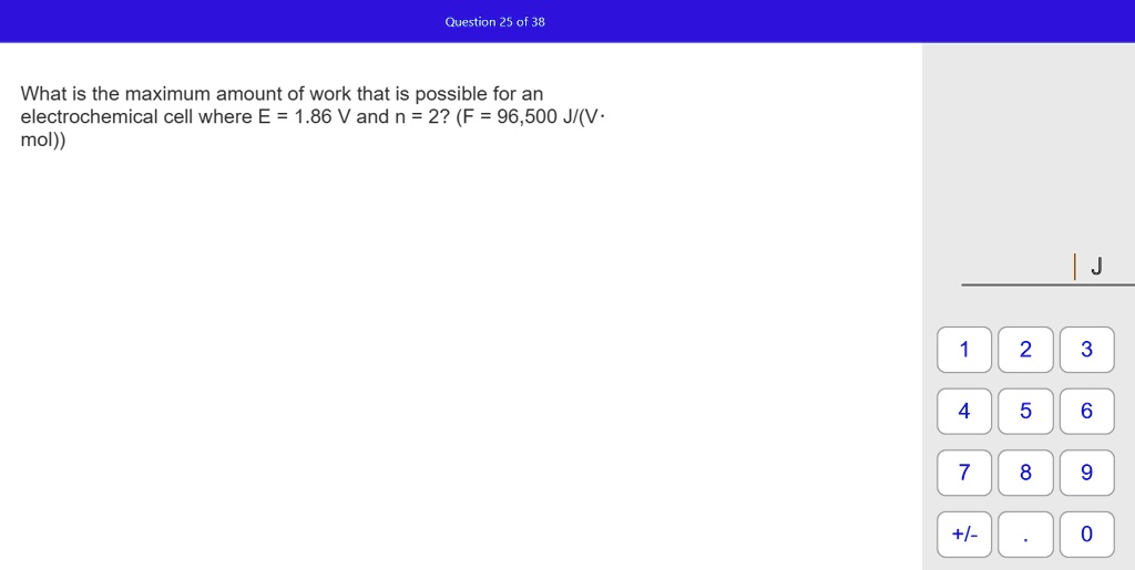 SOLVED: What is the maximum amount of work that is possible for an ...