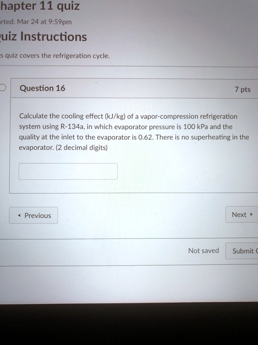 hapter 11 quiz arted: Mar 24 at 9:59pm uiz Instructions s quiz covers ...