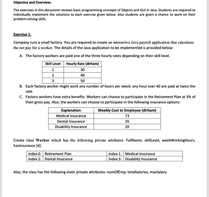 SOLVED: Text: Objective and Overview: This document reviews basic ...