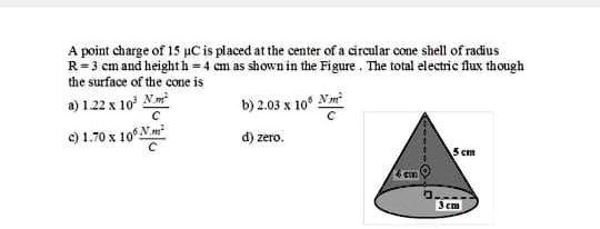 SOLVED: Text: A point charge of 15 C is placed at the center of a ...